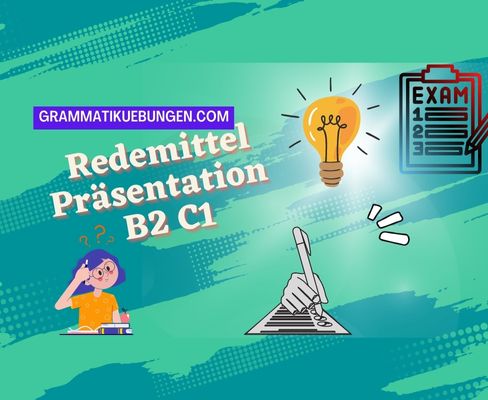 Redemittel Präsentation B2 C1 Mündliche Prüfung